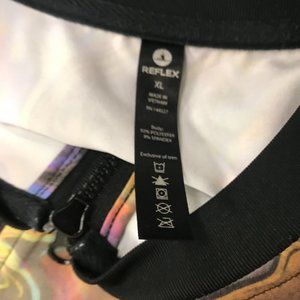 Reflex | Jackets & Coats | Reflex Bomber Jacket Zip Oil Spill Marbled ...